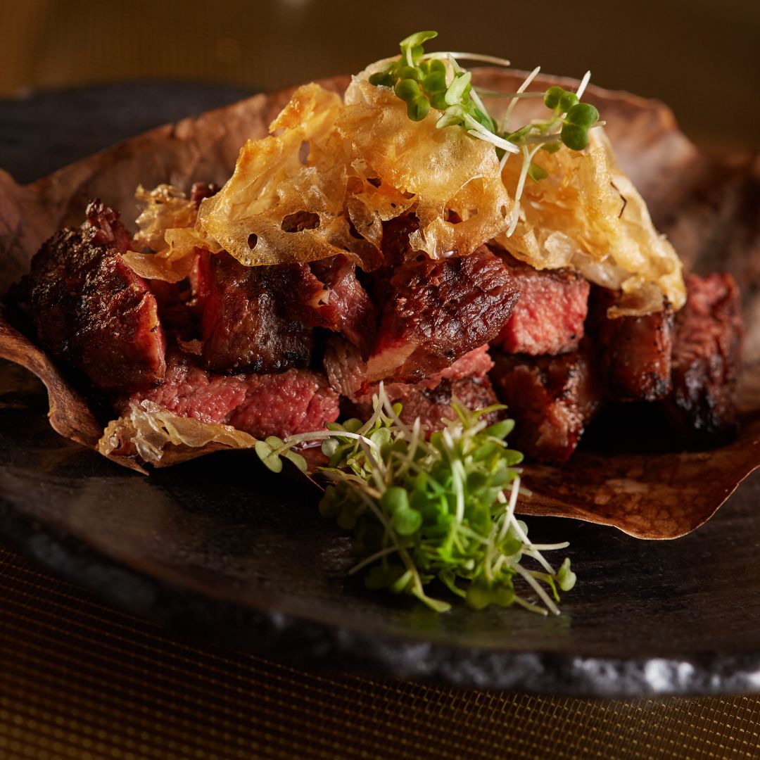 Diced Beef Steak with Japanese Style Sauces — osselect