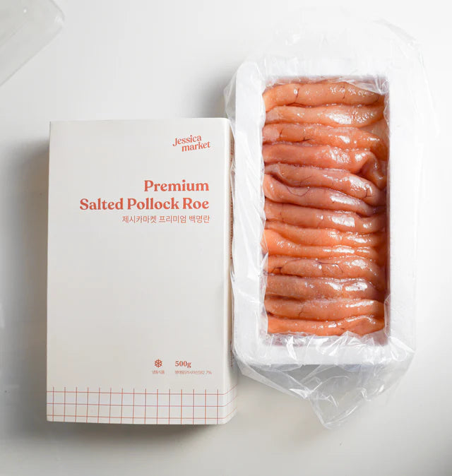 Salted Pollock Roe 500g — osselect